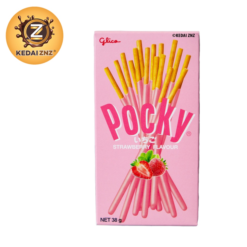 Chocolate Glico Pocky STRAWBERRY FLAVOUR Box 38g Coklat | Shopee Malaysia
