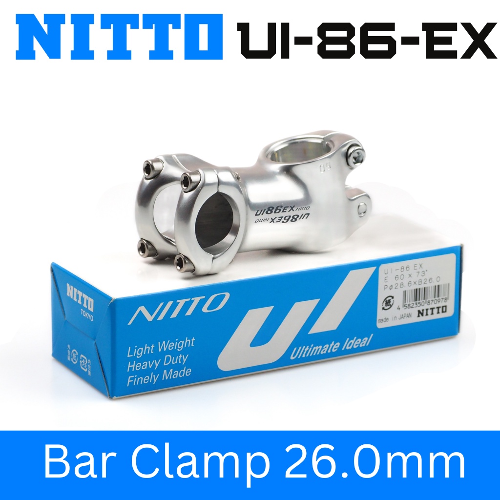Stem NITTO UI86-EX Lift 17 Degree Clamp 26.0 | Shopee Malaysia