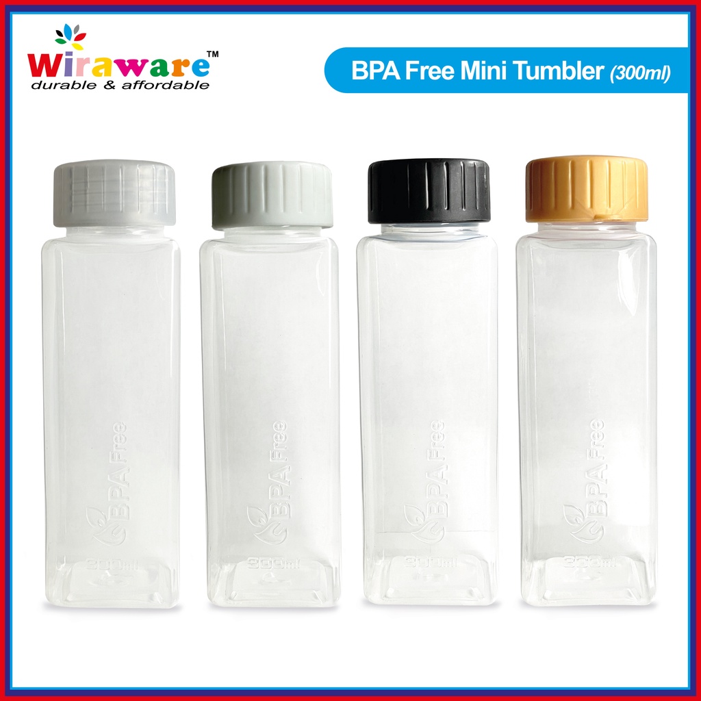 10PCS X Wiraware BPA Free Mini Tumbler, Botol Minuman Mini 300ml ...