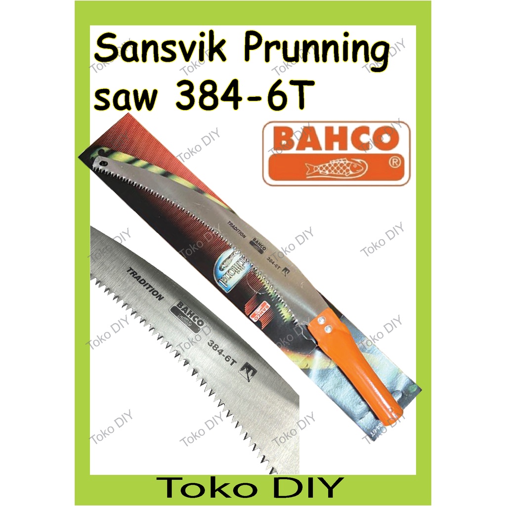 Bahco 384-6T Prunning Saw Branch Cutter Gergaji Pokok Dahan 14 Inches | Shopee Malaysia