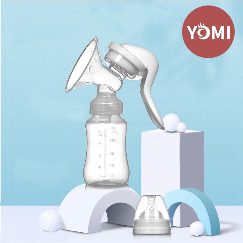 YOMI Manual Breast Pump Real Bubee Breast Milk Pump Susu Breastpump ...