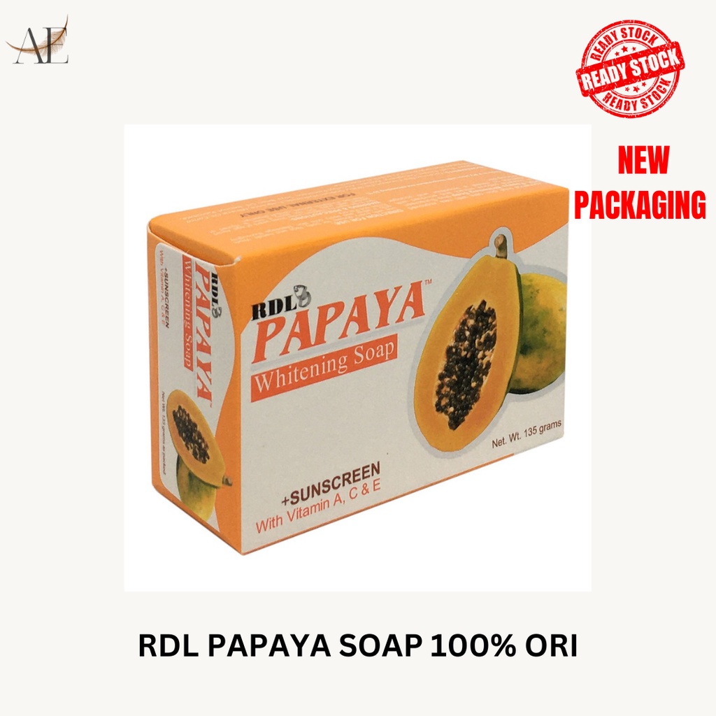 RDL SABUN PAPAYA 100% ORIGINAL NEW PACKAGING | Shopee Malaysia