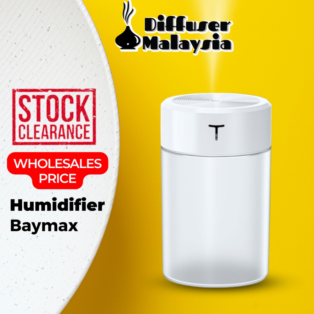 Korean BAYMAX Ultrasonic Air Humidifier / Diffuser using Water Soluble ...