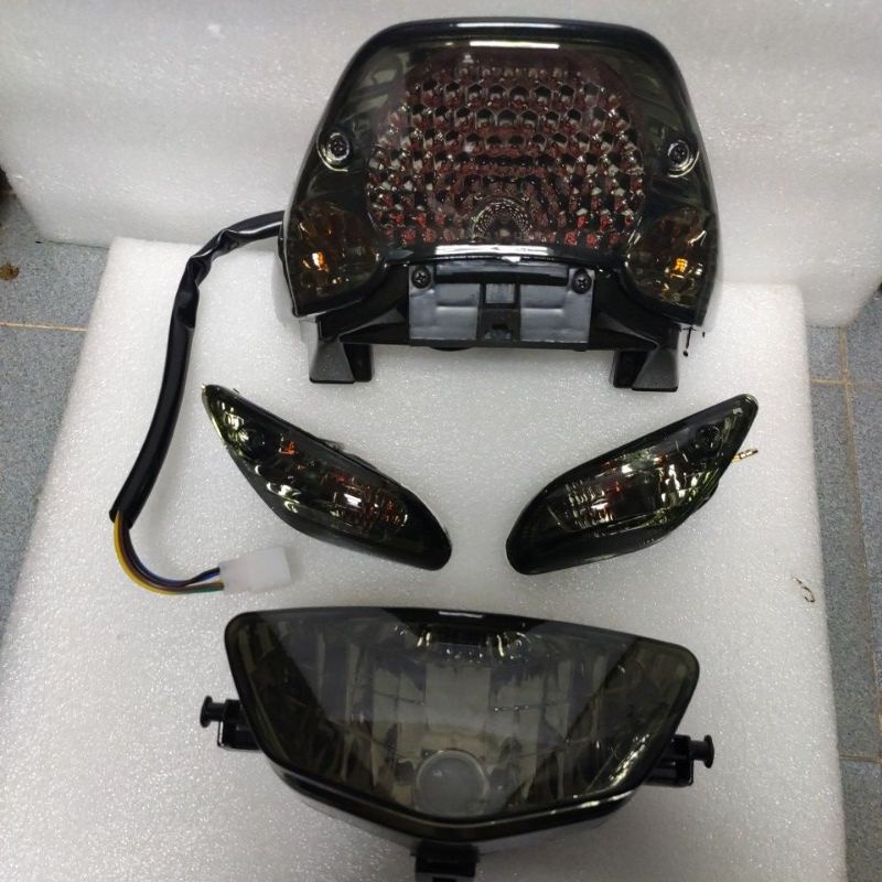 Tinted - Yamaha Y125ZR 125ZR Y125 ZR Head Lamp Tail Lamp Light Front Signal Lampu Besar Depan ...