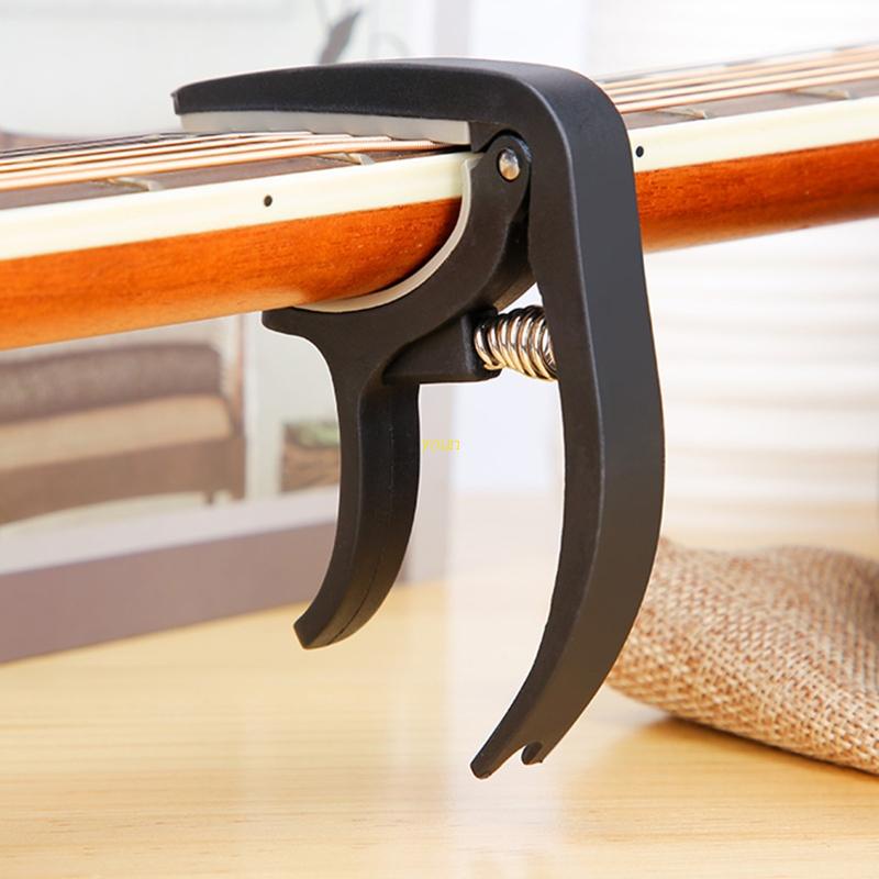 youn Adjustable Moving Guitar Capo Nylon Plastic & Silicone Sliding ...