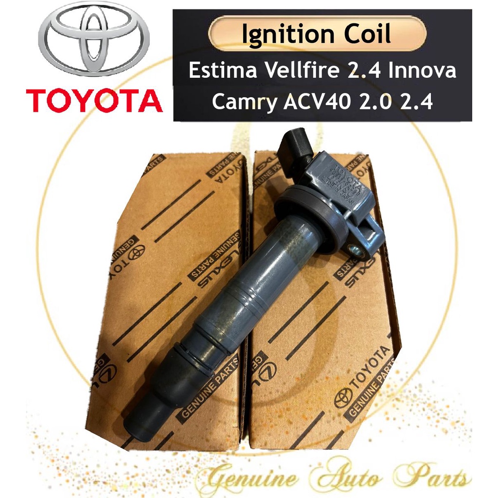 TOYOTA IGNITION PLUG COIL ESTIMA ACR50 VELLFIRE ANH20 CAMRY ACV40 ...