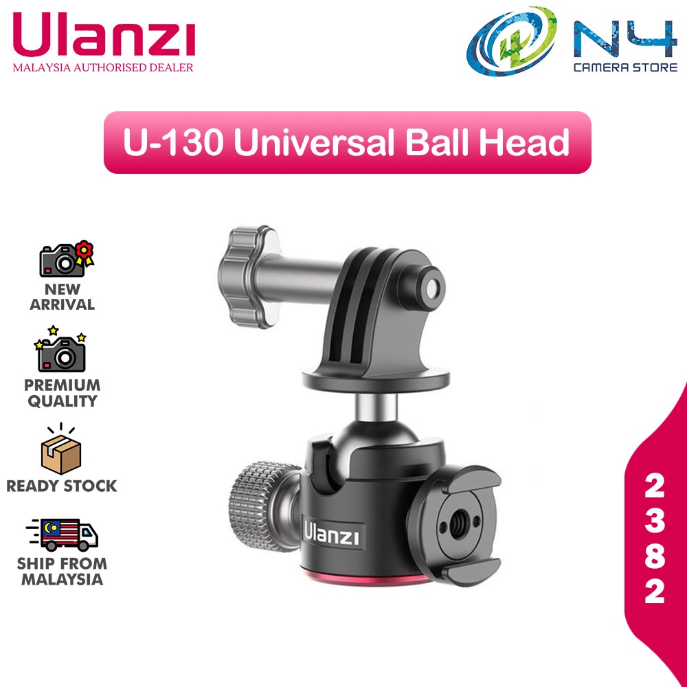 Ulanzi U130 ulanzi U-130 Universal Ballhead 360 degree 1/4 screw hole ...