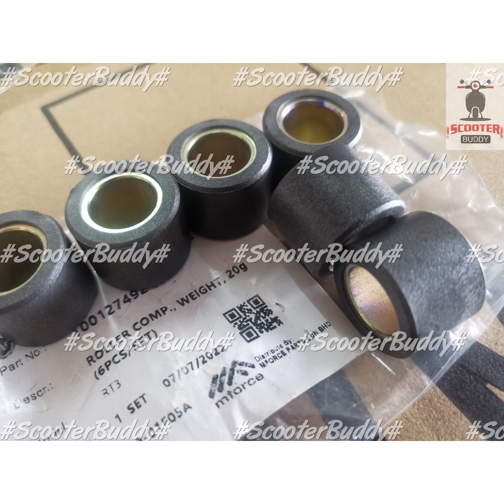 ORIGINAL WMoto Roller Comp Weight 20g (100127492-A) RT3 | Shopee Malaysia