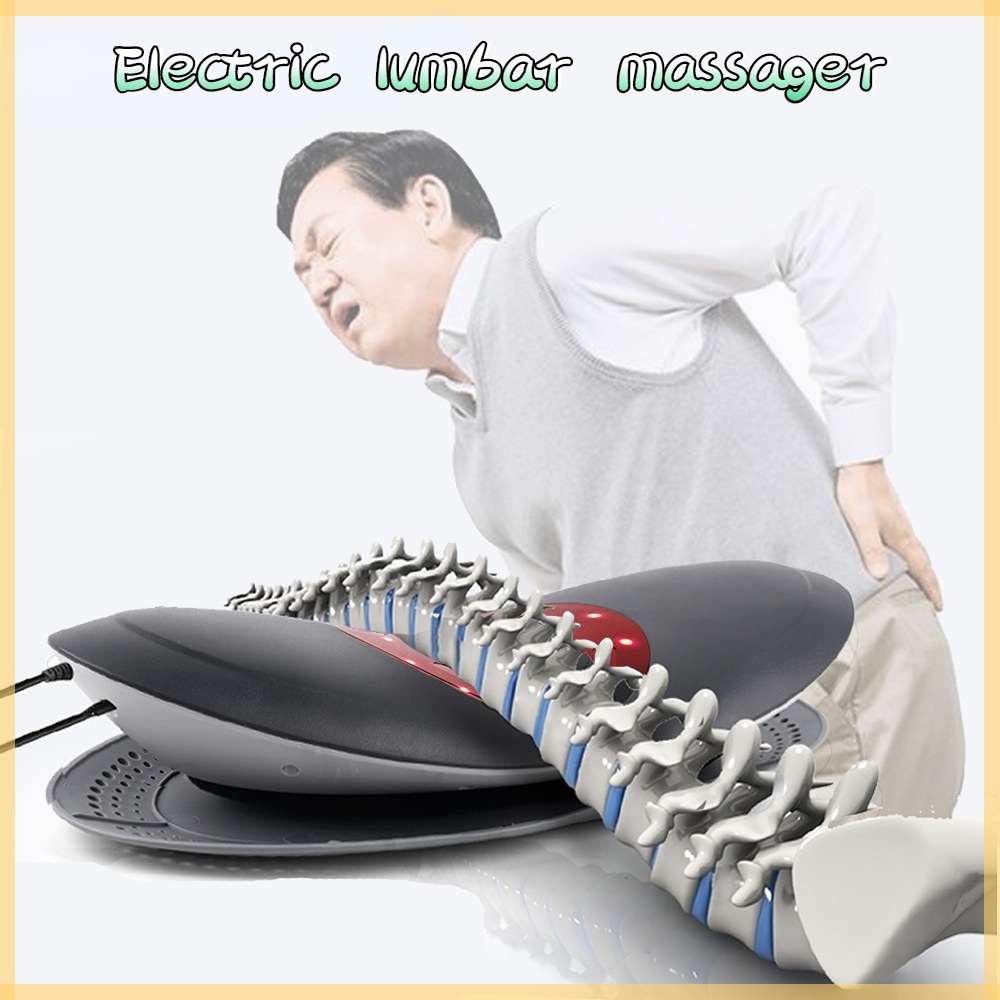 Electric Lumbar Traction Machine Waist Massager Vibration Massage ...