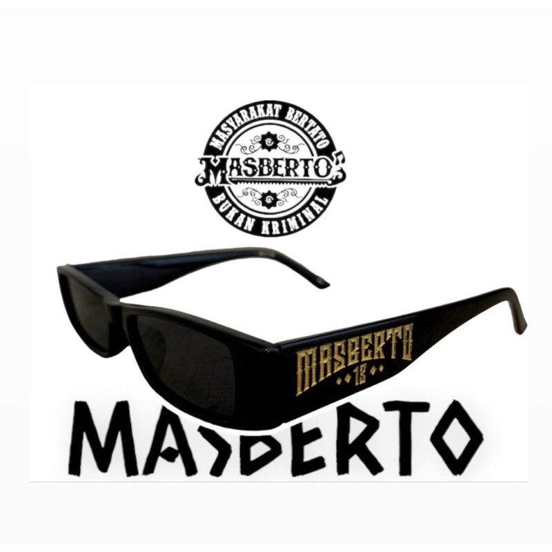 Locs MASBERTO glasses enthusiastic society [[MASBERTO]] | Shopee Malaysia