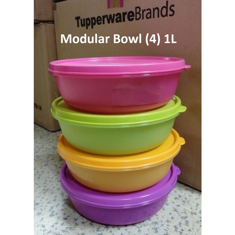 Tupperware Modular Bowl 600ml / 1L/ 1.5L | Shopee Malaysia