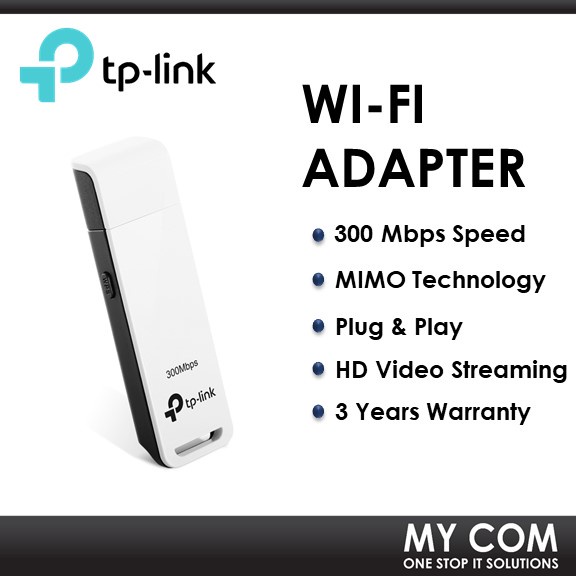 TP-Link TL-WN821N 300Mbps Plug & Play Wireless N USB Wi-Fi Adapter ...