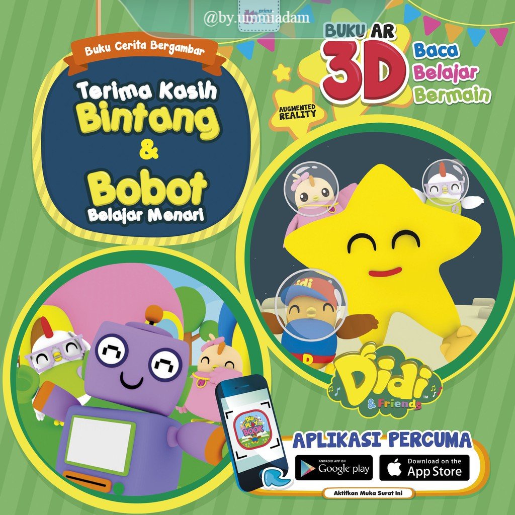 KIDS PRIMA ~ Buku Cerita Bergambar AR DIDI & FRIENDS: Jom Ke Dunia Teko ...