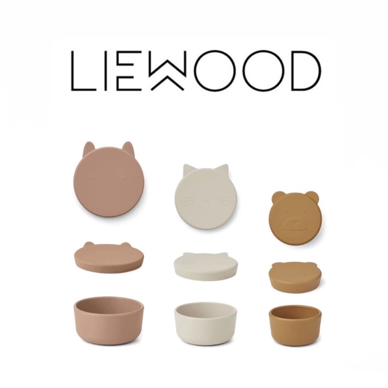Liewood Denmark Corgan Silicone Snack Bowl (3pcs) Baby Gift Set ...