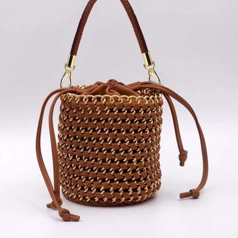 Bag Handle Hand Strap Belt Braided 40cm DIY Detachable PU Leather ...