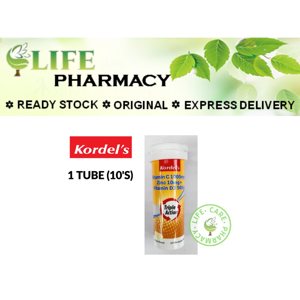 Kordel's / Kordels TRIPLE ACTION - VITAMIN C, VITAMIN D3, ZINC Orange ...