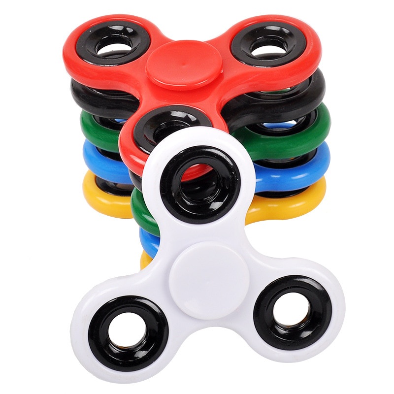 Anxiety Ring Abs Fidget Spinner for Autism Anti Stress Tri-spinner ...