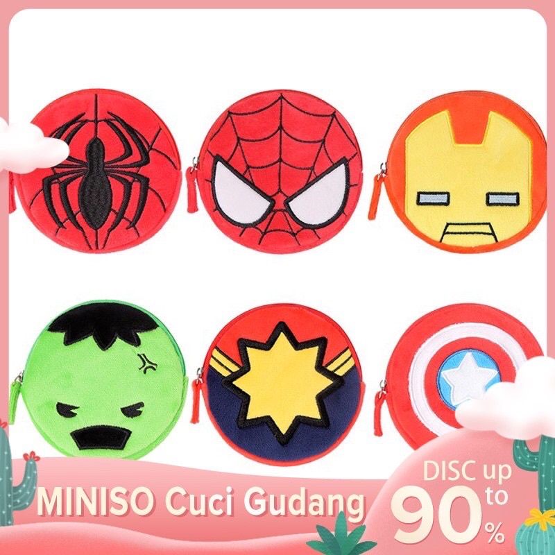 Miniso x marvel marvel Coin Purse marvel | Shopee Malaysia