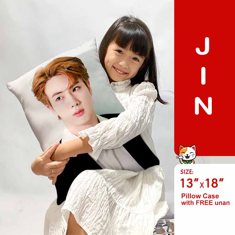 JIN BTS Merch KPOP Pillow (Available in 2 Sizes) | Shopee Malaysia