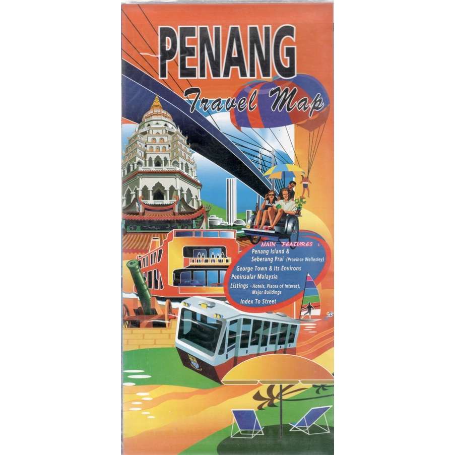 penang travel map detailed | Shopee Malaysia