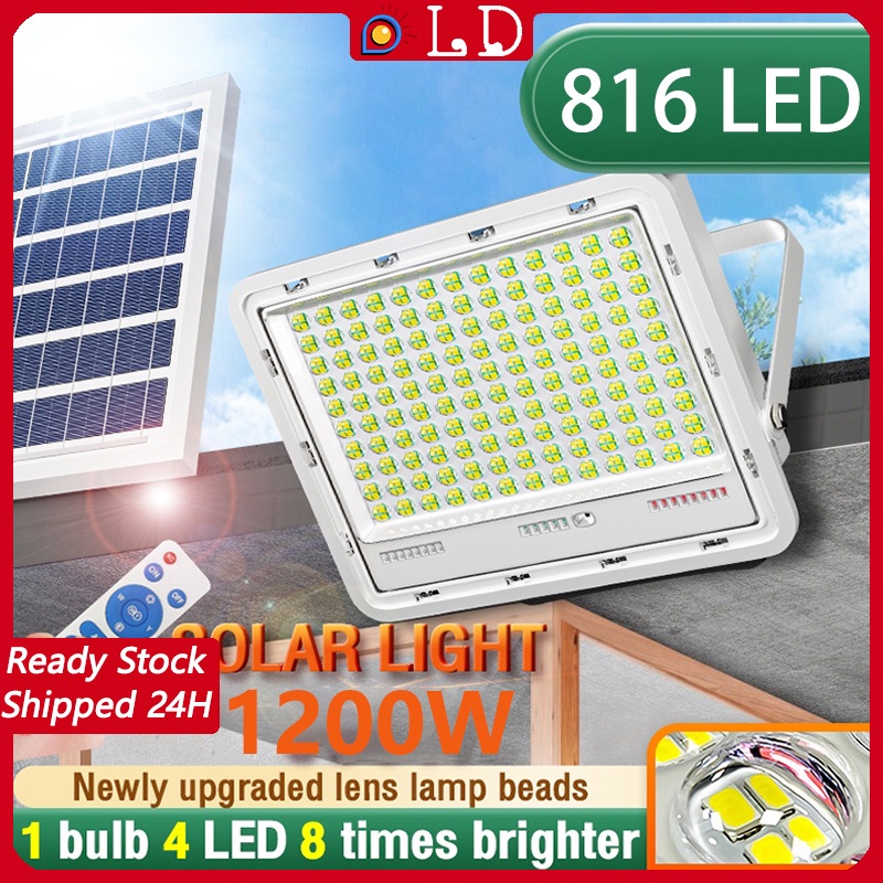 Lowest Price 1200W Solar Light Outdoor Lighting Solar Spotlight ...