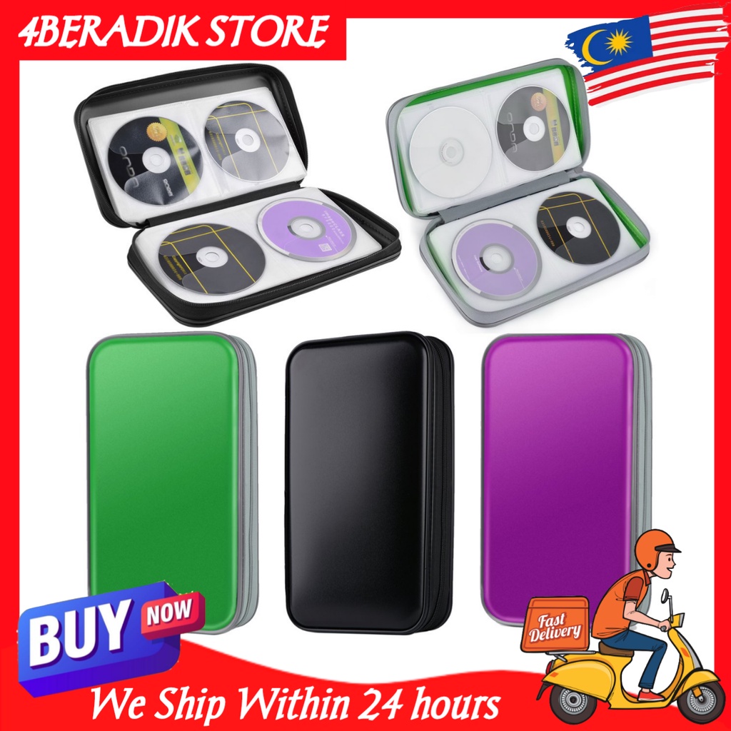 Disc CD Bag DVD VCD Wallet Storage Organizer Case CD Sleeve Hard EVA ...