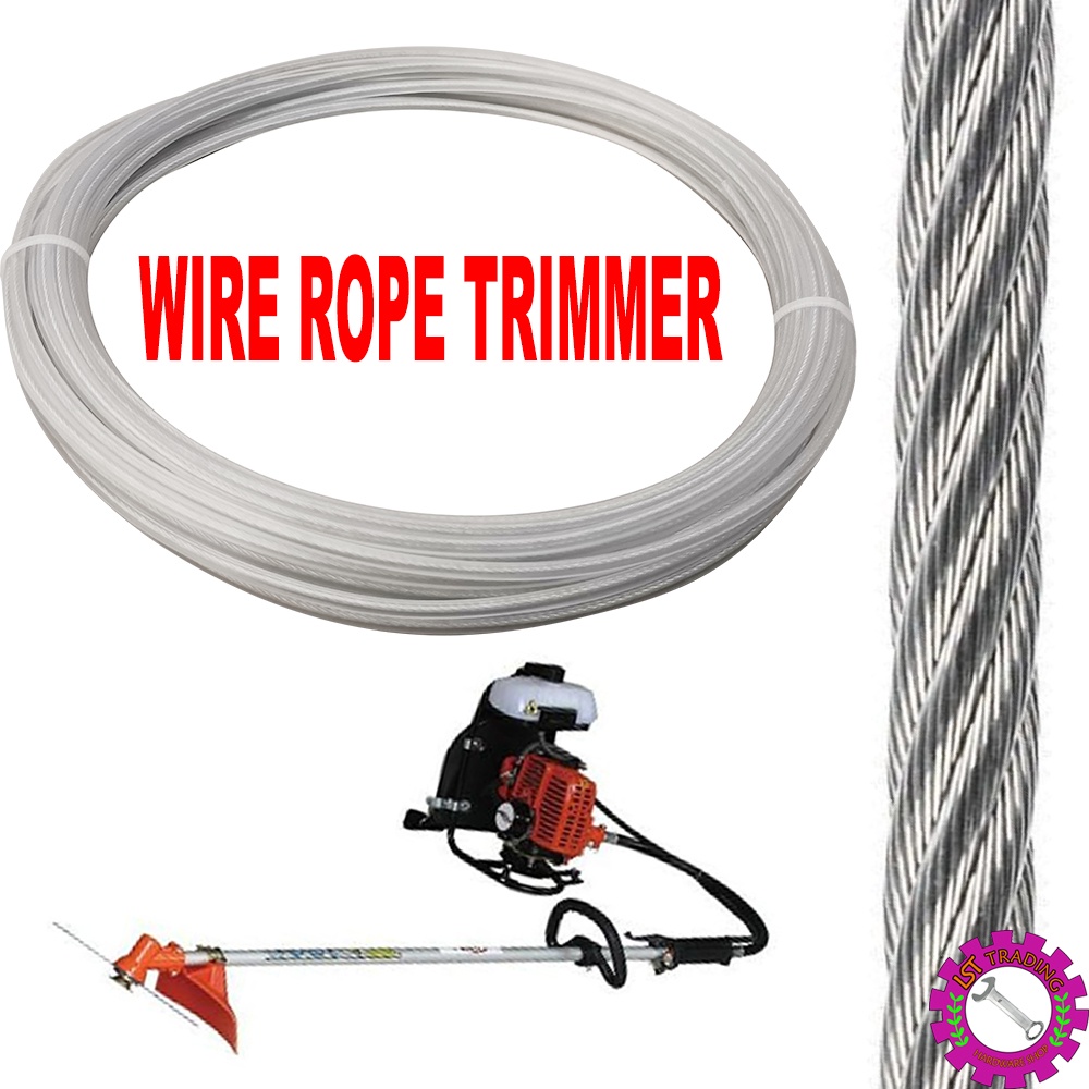 [READY STOCKS] BUSH CUTTER TRIMMER LINE / WIRE MONOLINE / MONO LINE ...