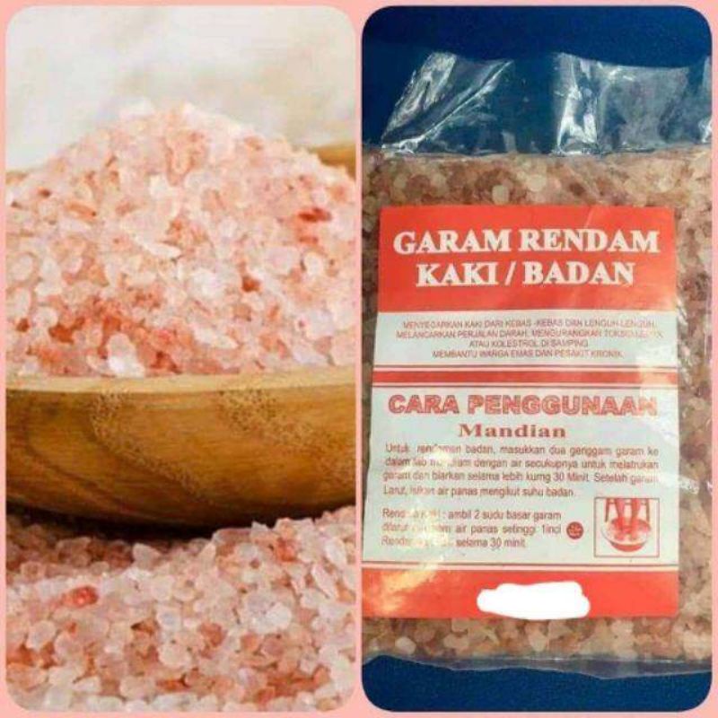 1KG Garam Bukit Himalaya / Rendam Kaki Dan Badan Untuk Terapi Spa SALT ...