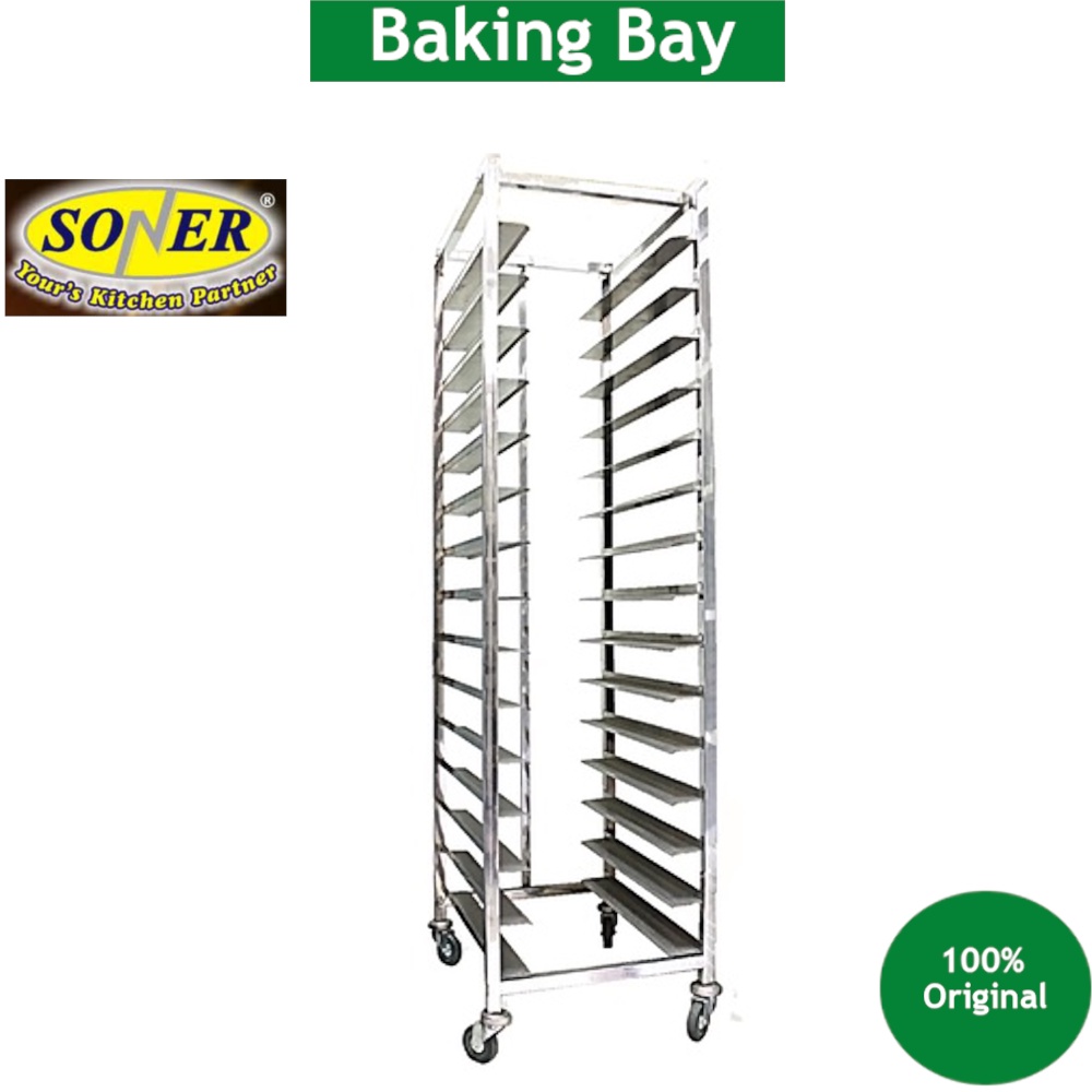 SONER 15 Layers SS201 Cooling Rack SCR-15 (437x315mm) Baking Tray ...