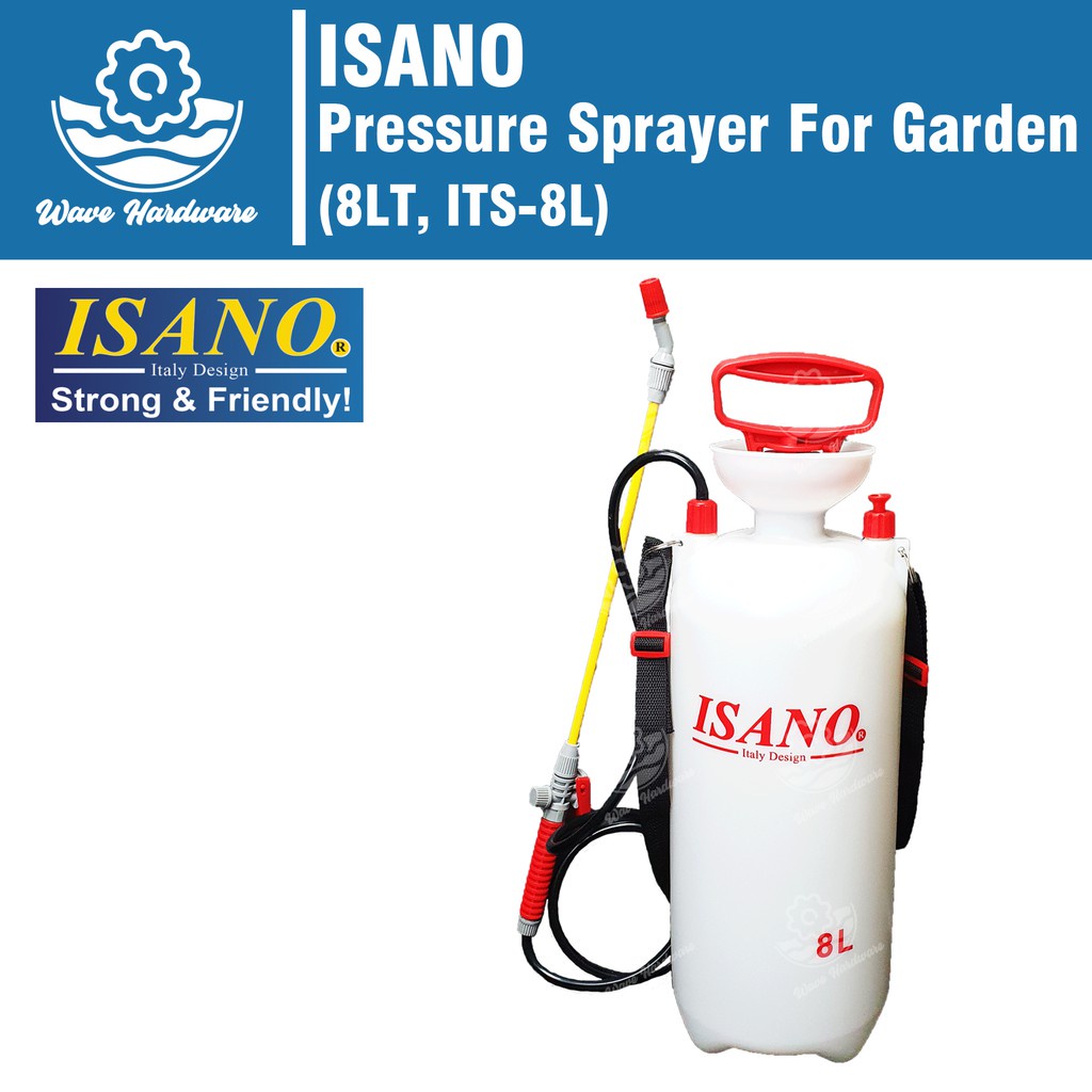 ISANO Pressure Sprayer For Home & Garden (8L, ITS8L) | Shopee Malaysia