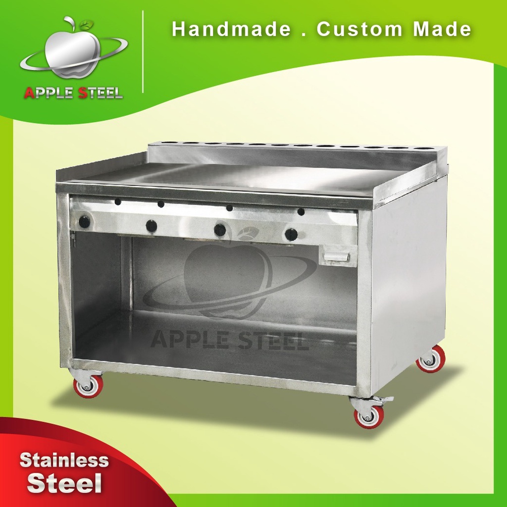 Stainless Steel Fried Hot Plate Big Table/ Handmade Meja Kaunter Goreng ...