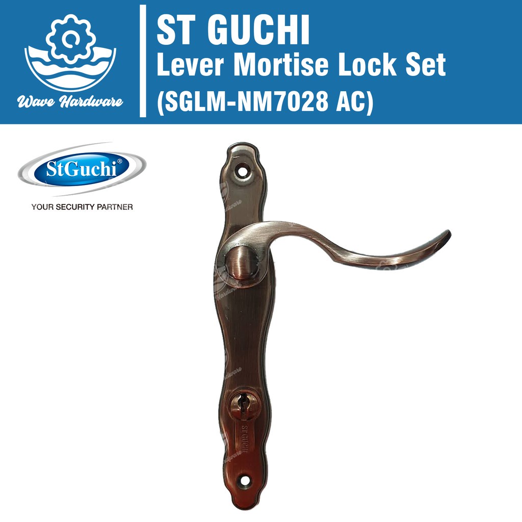 ST GUCHI Lever Mortise Lock Set (SGLM-NM7028) | Shopee Malaysia