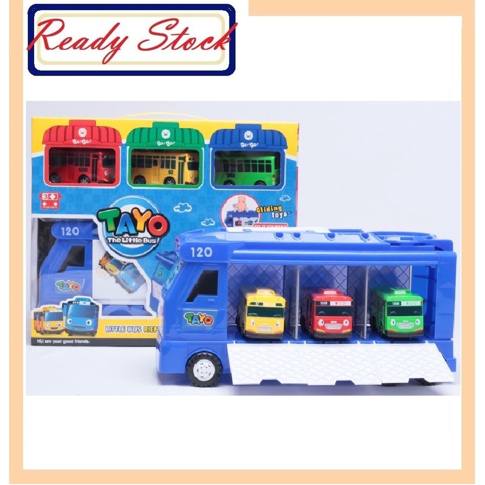 Cute Little Cartoon Bus Toy For Kid Vehicles Play Set With Big Hand ...