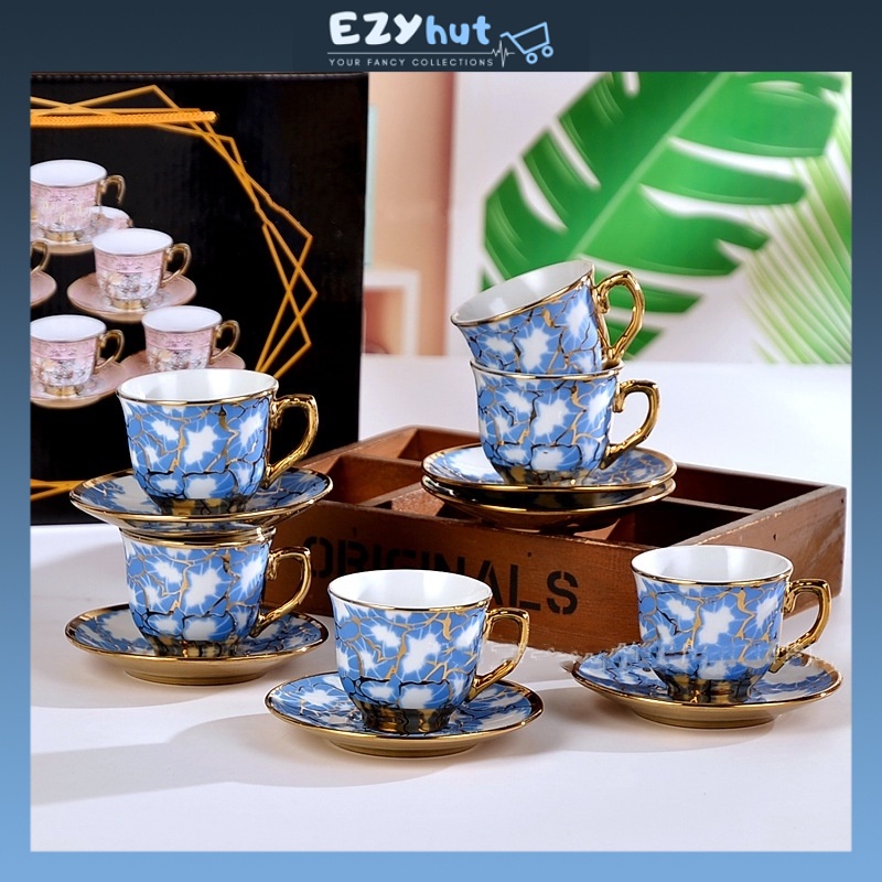 European Style Tableware Tea Cup Giftset Water Glass Cup Drink Cup ...