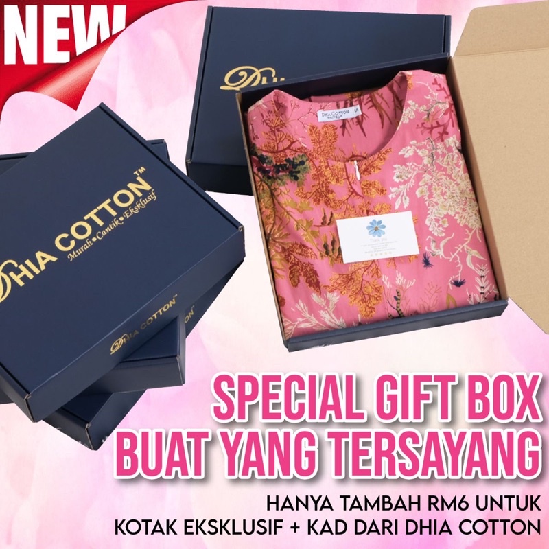 🎁GIFT BOX 🎁 dhia cotton | Shopee Malaysia