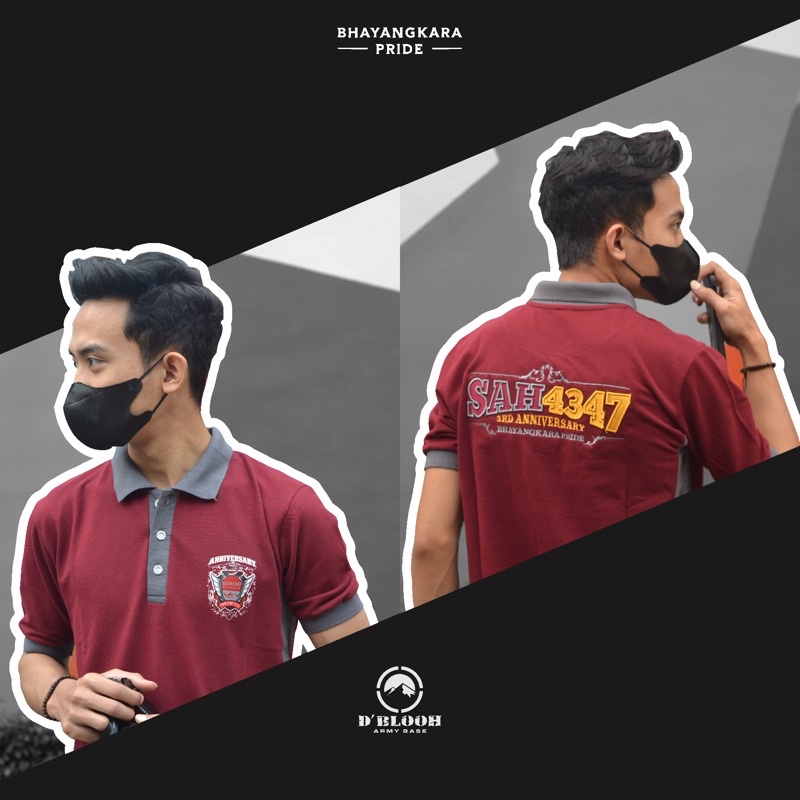 Poloshirt 3rd ANNIVERSARY SAH4347 | Friends POLO T-SHIRT 4347 | Shopee ...