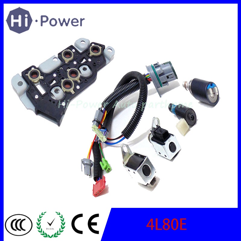 Original 4L80E Transmission Shift Solenoid Kit w/Harness For Chevrolet ...