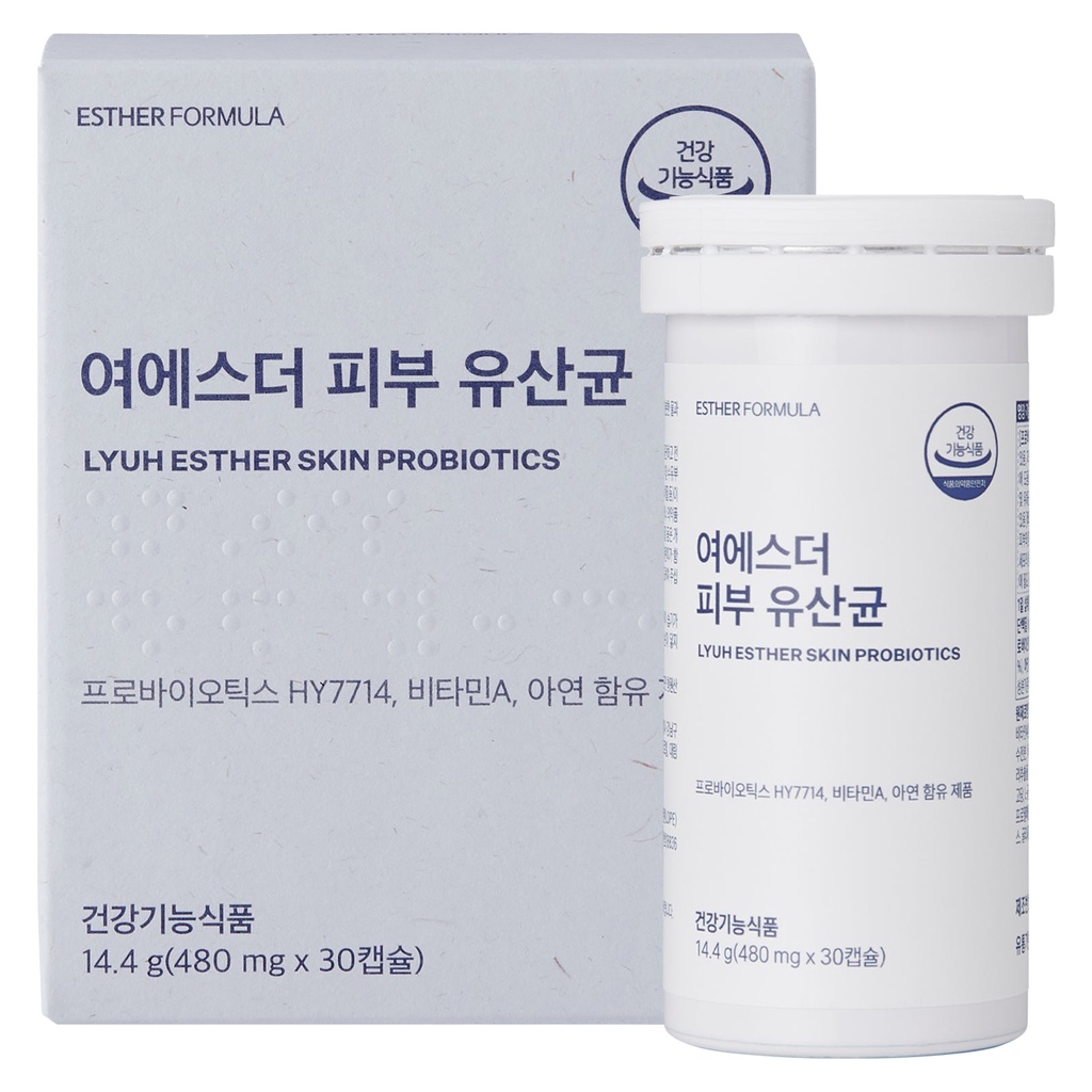 [Esther Formula] Skin Probiotics | 480mg X 30 capsules | Skin · Inner ...