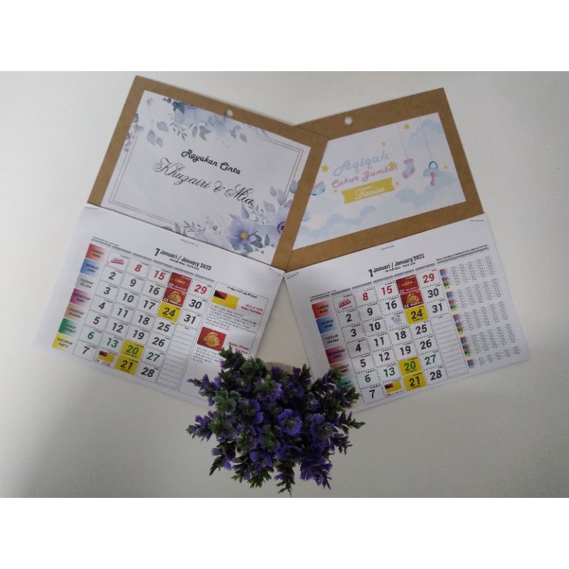 ( Doorgift ) custom doorgift calender / kalender goodies | Shopee Malaysia