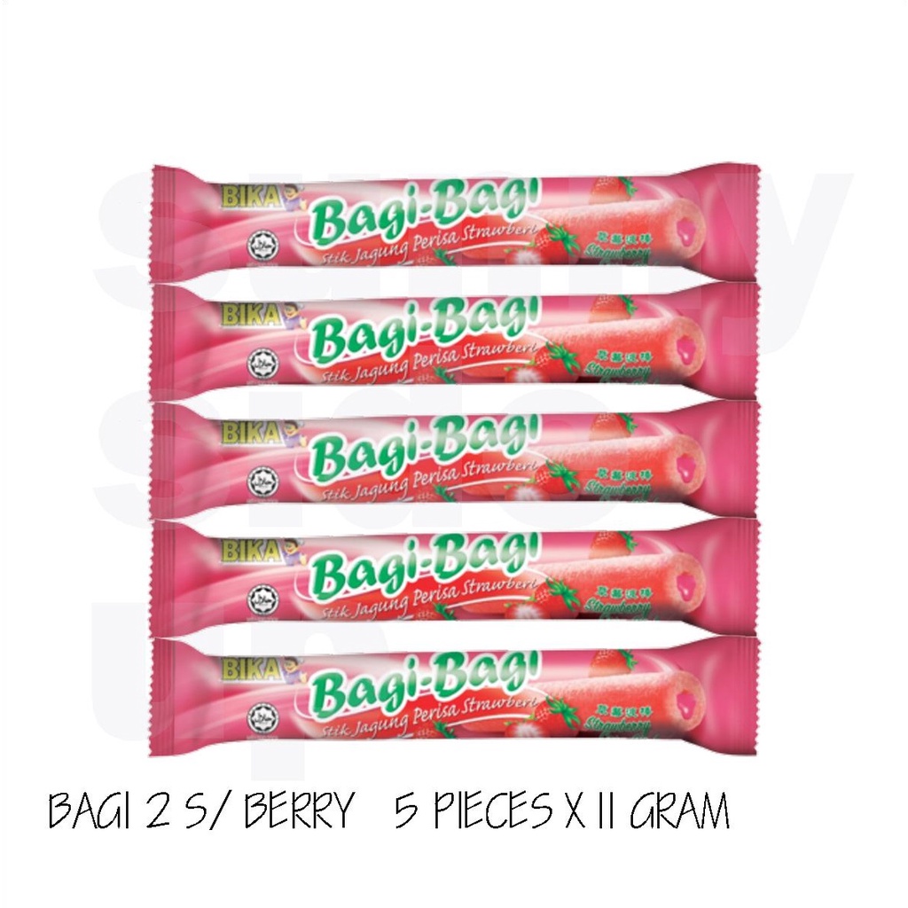 [SUNNY] BIKA Bagi Bagi | Pika Corn Stick 5 pieces x 11gram | Shopee ...