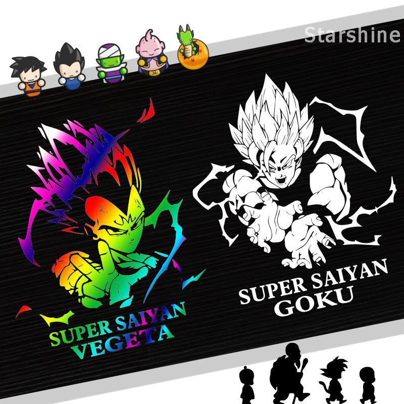 Super Saiyan Vegeta Dragon Ball Car Sticker Personality Cartoon Anime ...