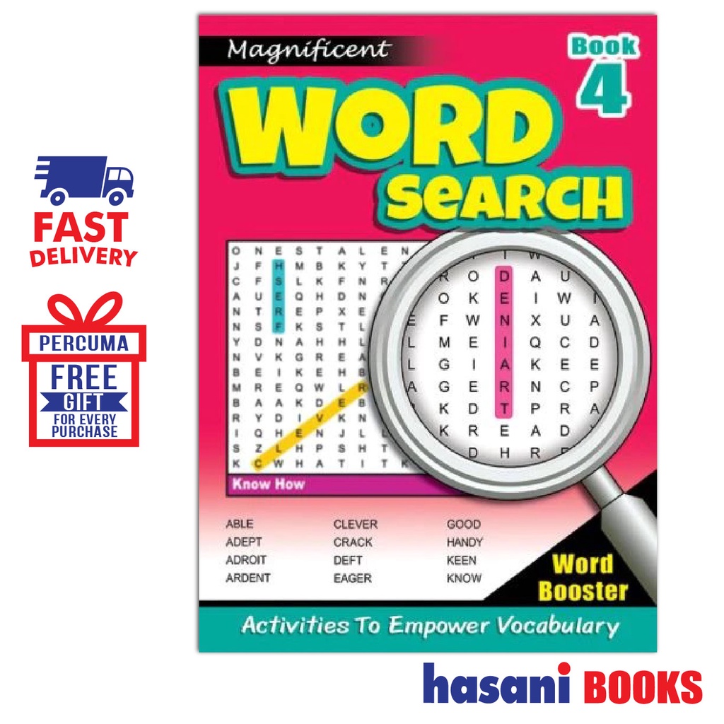 HASANI MIND TO MIND MAGNIFICENT WORD SEARCH BOOK 4 9789673310869 ...