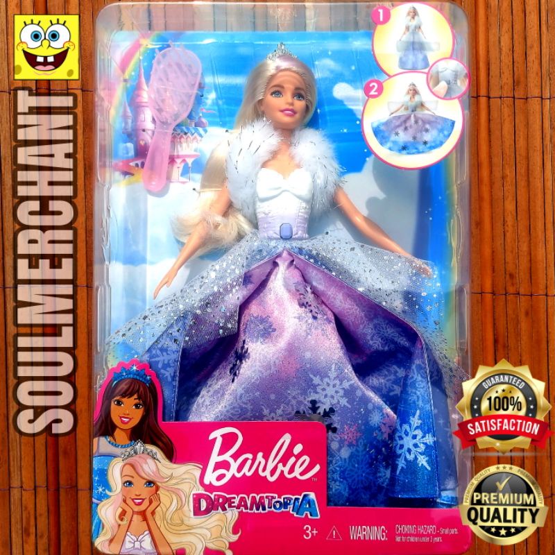 Barbie DOLL DREAMTOPIA PRINCESS SNOW DOLL FASHIONISTAS FAIRY CHELSEA ...