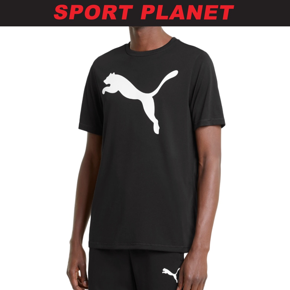 Puma Men Active Big Logo Tee Shirt Baju Lelaki (586724-01) Sport Planet ...