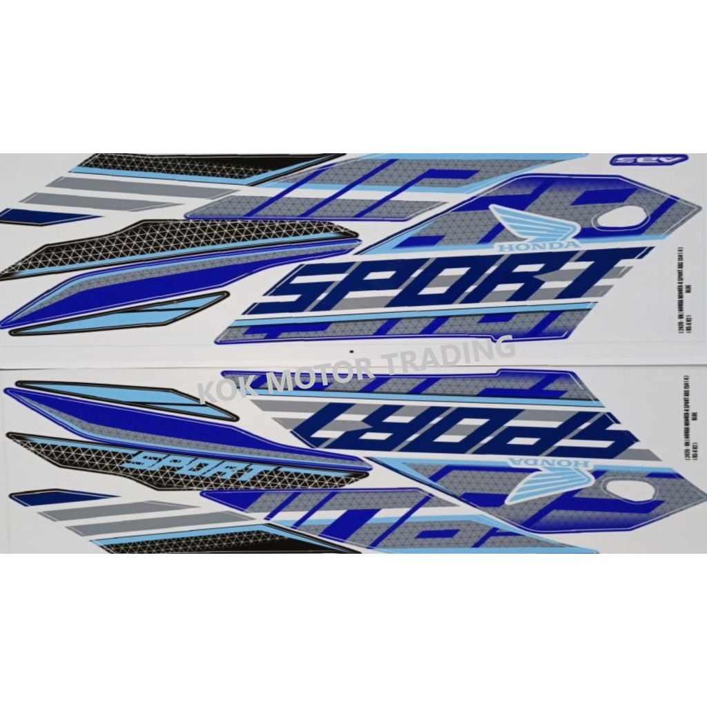 HONDA WINNER X-SPORT RS-X 2020 VN (V2) BLUE/RED/SILVER/WHITE | Shopee ...