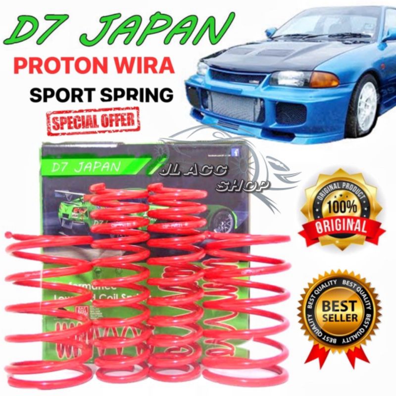 PROTON WIRA 1.6 D7 Japan Sport Lower Spring | Shopee Malaysia