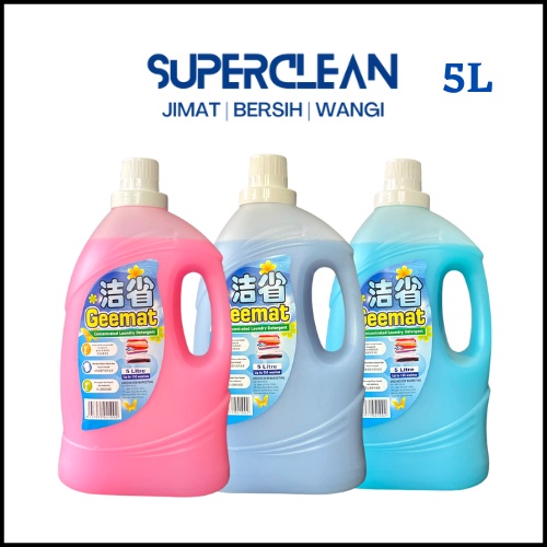 Super clean Sabun Basuh Baju Wangi lavender apple skyblue /Detergent ...
