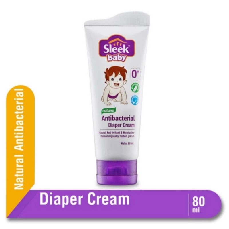 Sleek Baby Diaper Cream 80ml - Diaper Irritation Rash Cream 80 ml ...