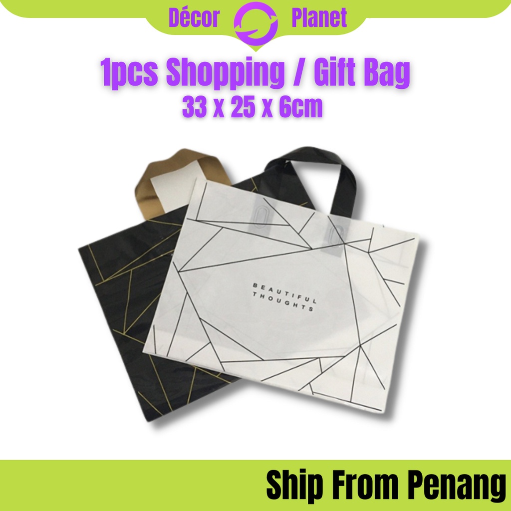 Plastic Goodies Bag Gift Bag Beg Hadiah Plastik Kuih Raya Shopping Bag ...