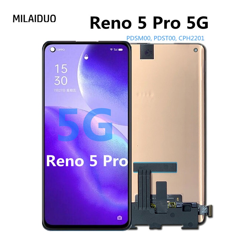 Original / TFT For Oppo Reno 5 Pro 5G / Reno 6 Pro 5G CPH2249 LCD Display Screen+Touch Panel ...